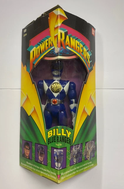 MIGHTY MORPHIN POWER Rangers Billy Blue Ranger Bandai 1993 Action ...