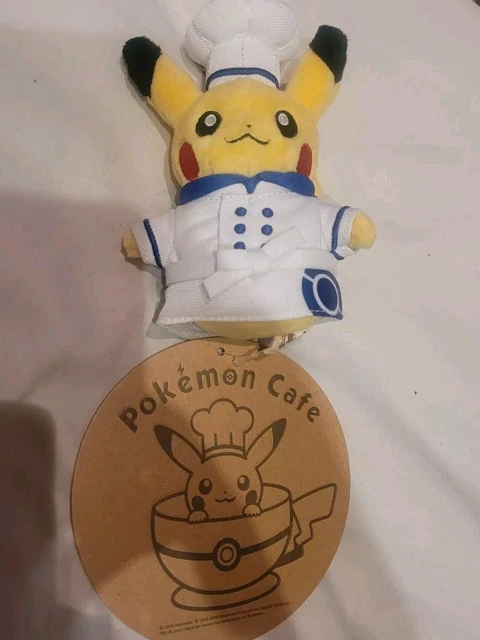 PIKACHU POKEMON CAFE Exclusive Plush Soft Toy Chef £30.00 - PicClick UK