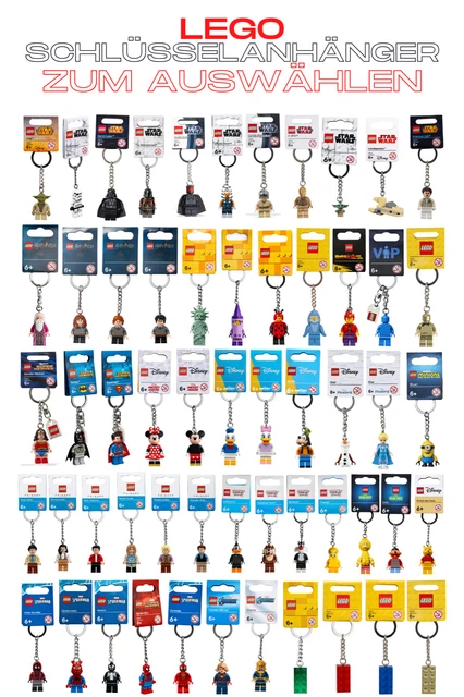 LEGO® SCHLÜSSELANHÄNGER - bitte auswählen - NEU & OVP - ⚡️Blitzversand ⚡️ EUR 10,98 - PicClick DE