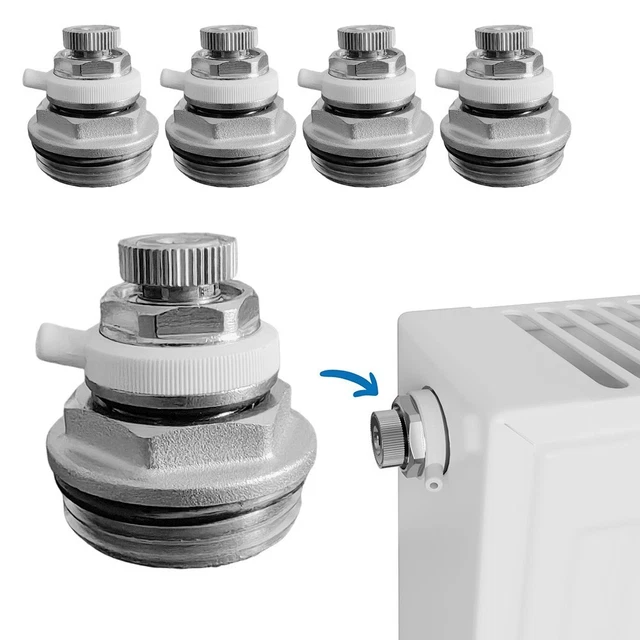 RADIATOR EXHAUST AUTOMATIC Venting Removes Trapped Air Brass And ...