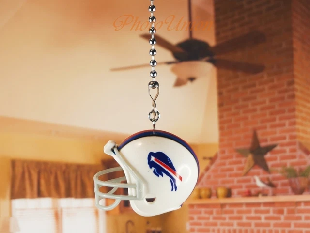 NFL FOOTBALL HELMET Buffalo Bills Ceiling Fan Pull Light Chain Decor ...