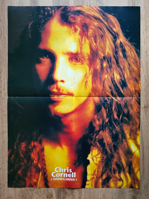 RARE! MEGA POSTER: CHRIS CORNELL from 1991 - 16 x 22 in. (40 x 55 cm ...