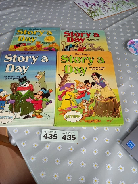 WALT DISNEY'S STORY a Day for Every Day of the Year Books 4 Seasons ...