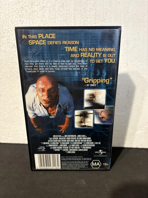 CUBE 2 HYPERCUBE VHS Small Box Ex Rental $30.00 - PicClick AU