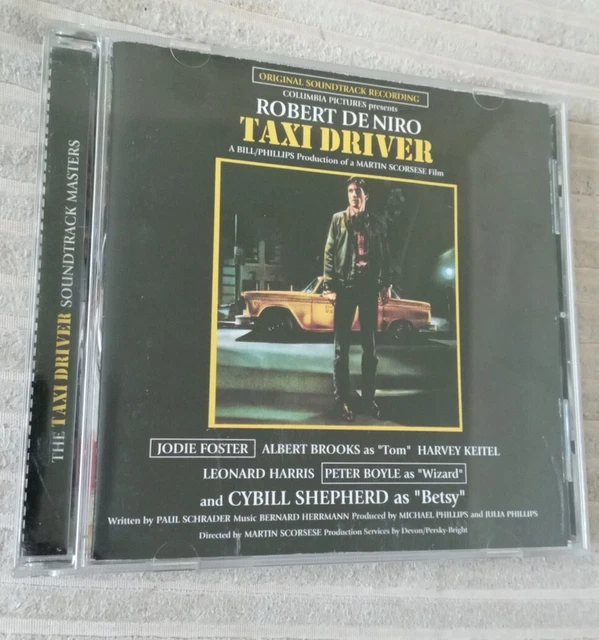 TAXI DRIVER ORIGINAL Soundtrack 1998 Remastered With Pullout Poster CD ...