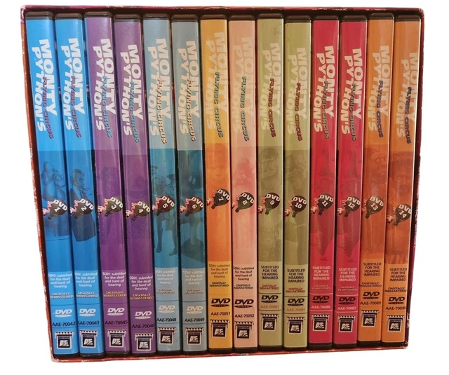 THE COMPLETE MONTY Pythons Flying Circus DVD Box Set Digitally ...