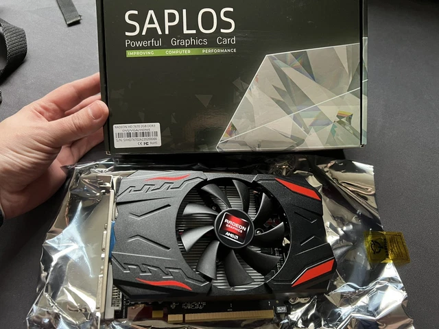 SAPLOS RADEON HD 7670 Computer Graphics Card, 2GB, 128 Bit, GDDR3, GPU ...