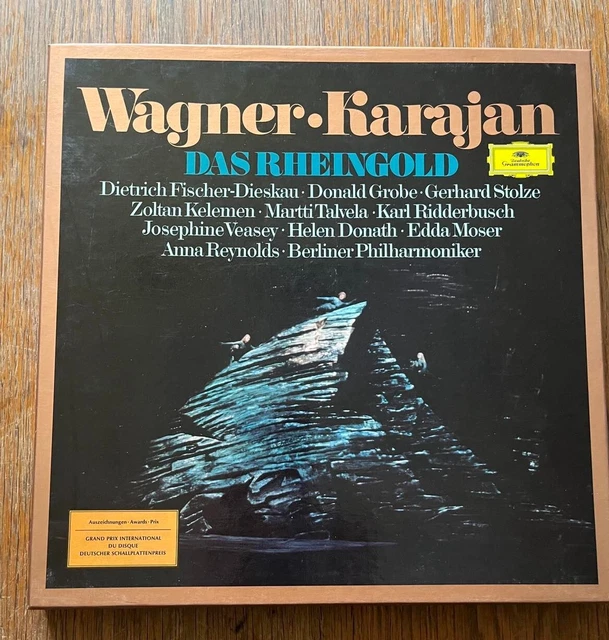 WAGNER DAS RHEINGOLD Herbert Von KARAJAN Berliner Philharmoniker 3LP ...