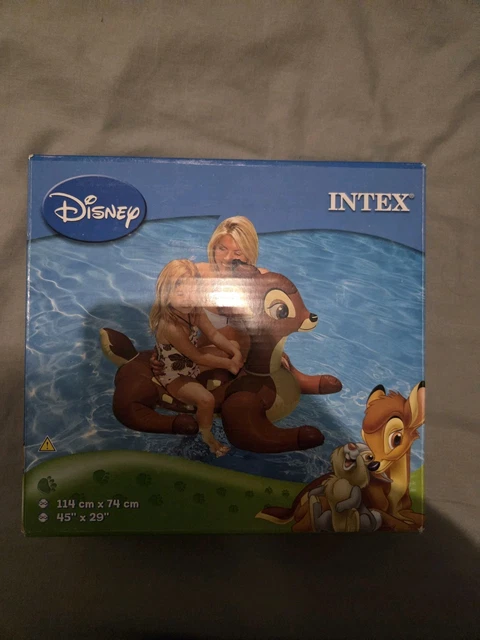 INTEX BAMBI DEER Inflatable Ride On Swimming Pool Toy Vintage £115.10 ...