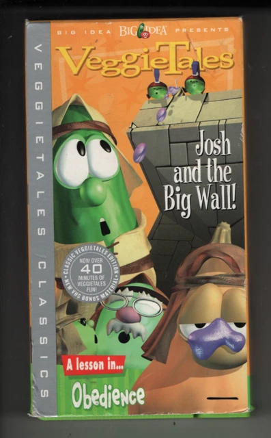 VEGGIETALES - JOSH And The Big Wall (VHS, 1999) EUR 4,40 - PicClick FR