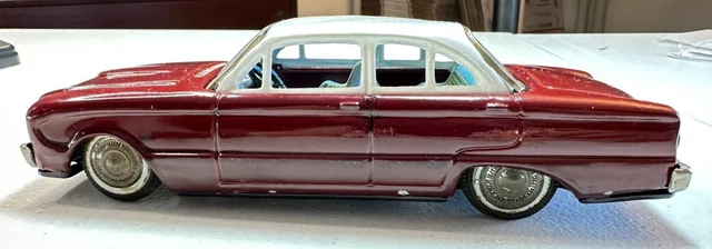 VINTAGE BANDAI 1961 Ford Falcon Tin Japan Action Toy Promo Car 8" Long ...