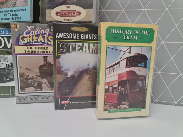 RAILWAY TRAMS STEAM VHS Videos Transport Video British Railways Rare ...