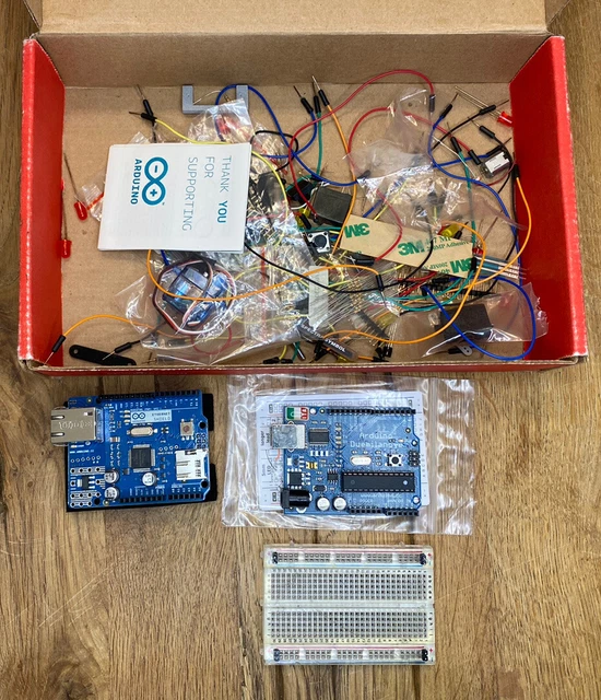 SPARKFUN INVENTORS KIT Arduino Atmega328. Ethernet Shield $14.00 - PicClick