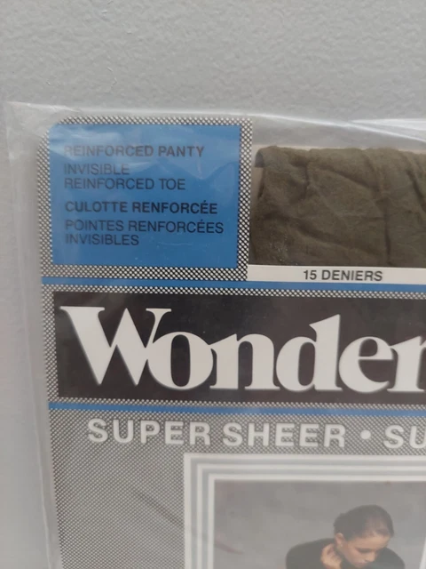 VINTAGE PANTYHOSE WONDERBRA Super Sheer Color Lorden Size C BWS1 $12.89 ...