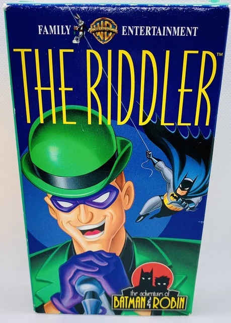 BANDE VIDÉO VHS ADVENTURES OF BATMAN & ROBIN - THE RIDDLER 1995 DC ...