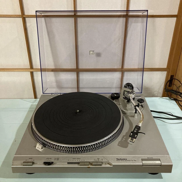 TECHNICS SL-D3 DIRECT Drive Turntable Silver sound output confirmed ...