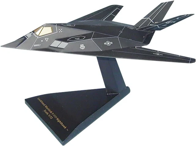 USAF LOCKHEED F-117 Nighthawk Stealth Desk Display Model 1/72 Jet SC ...