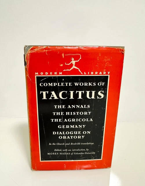 THE COMPLETE WORKS of Tacitus (Modern Library 222, HCDJ, 1942) $49.99 ...