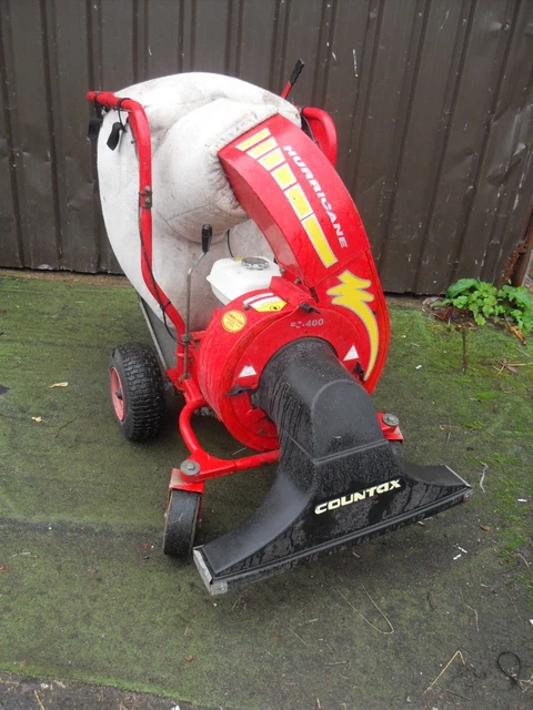 COUNTAX HURRICANE 400 Self Propel Honda 5.5Hp Petrol Garden Leaf Debris ...