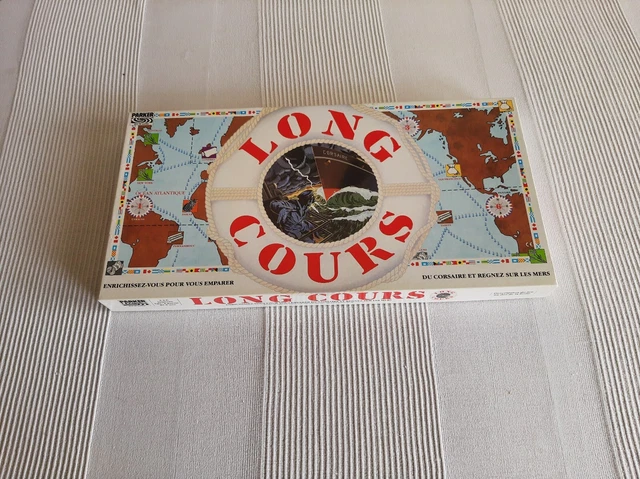 JEU DE SOCIÉTÉ Long Cours (Parker, 1988) - Vintage, très bon état EUR ...