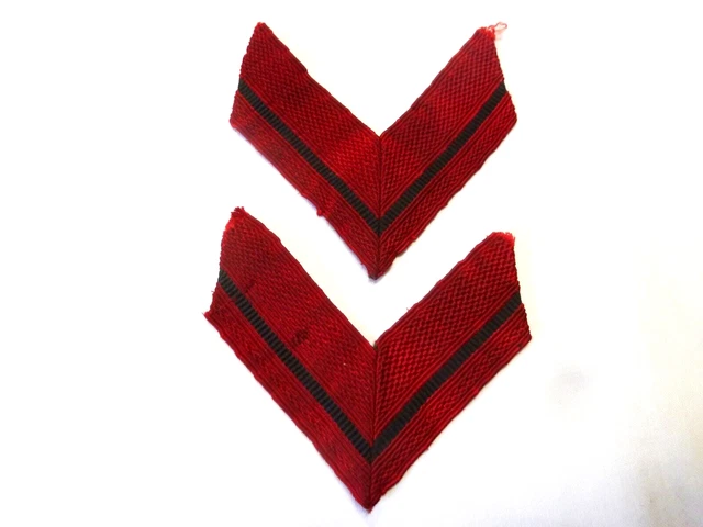 COPPIA GRADI ROSSI Milizia Regio Esercito Wwii Guerra Mvsn EUR 19,90 ...