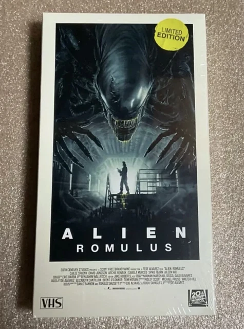 ALIEN ROMULUS (VHS) Limited Edition 2024 Retro Aliens Sci-fi/Horror NEW ...