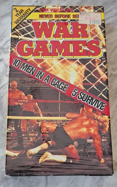 VINTAGE 1988 WAR GAMES VHS tape NWA Wrestling WWE War Games 1 and 2 $38 ...