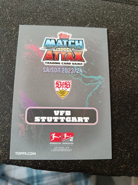 MATCH ATTAX BUNDESLIGA 23/24 logo club VfB Stoccarda stemma distintivo ...