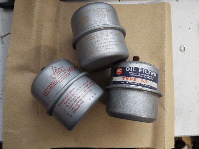 MORRIS MINOR 803CC Austin A30 oil filter spin on. Original style old ...