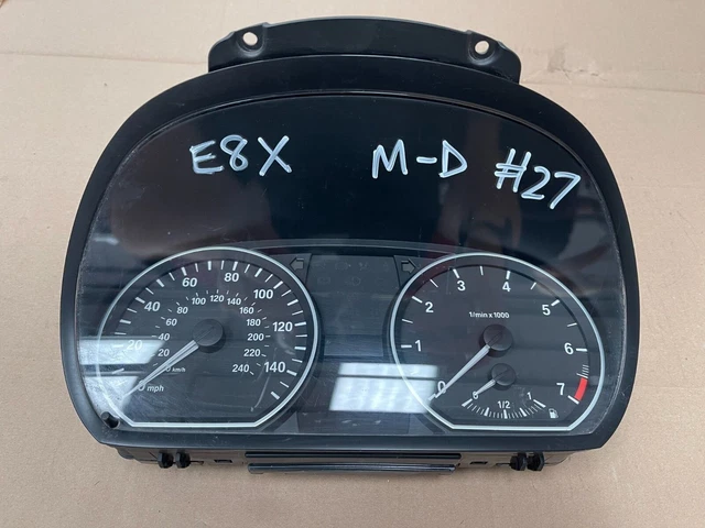 BMW E8X 1 Series Instrument Cluster/Dash Clocks/Dials Speedo 9187323 ...