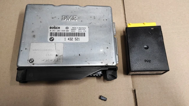 BMW E36 316I 1.6 M43 M43B16 MOTOR ECU DME STEUERGERÄT EWS KIT ...