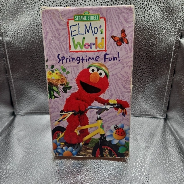 SESAME STREET ELMO'S World Springtime Fun! VHS Video Tape Tested £5.56 ...