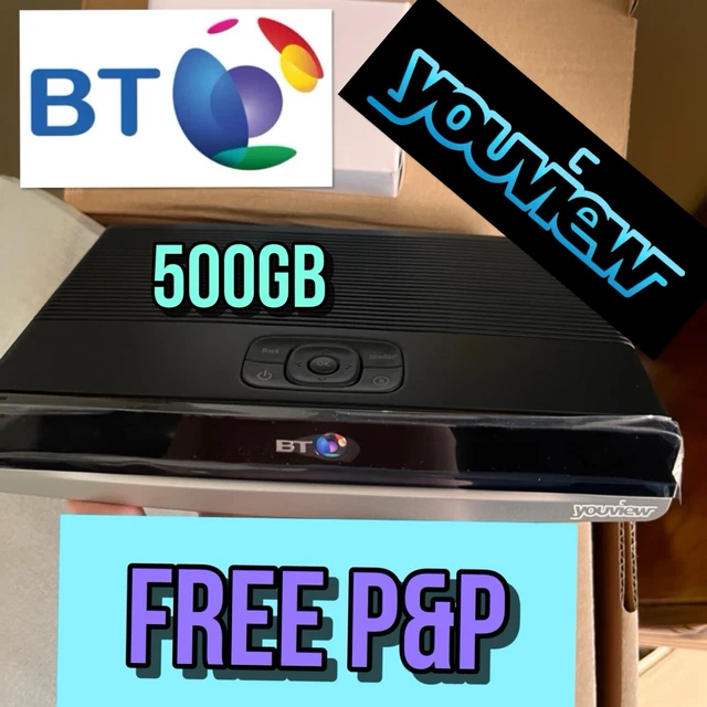 NEW. BT DTR-T2100 500G Bt Df 91-00438 Freeview Recorder + Remote. Free ...