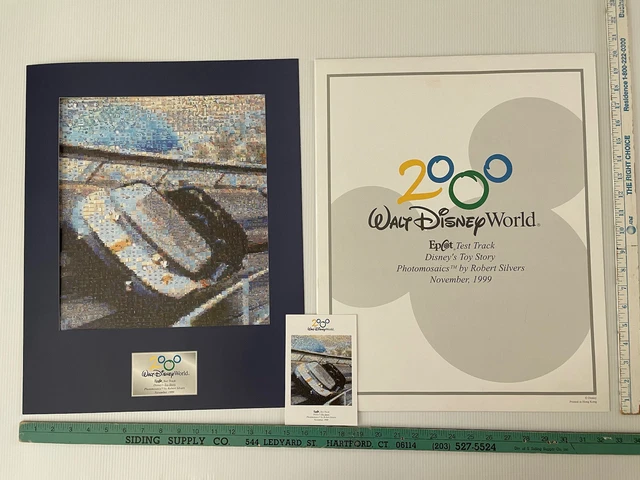DISNEY WDW EPCOT 2000 Test Track Toy Story Photomosaic Print & Postcard ...