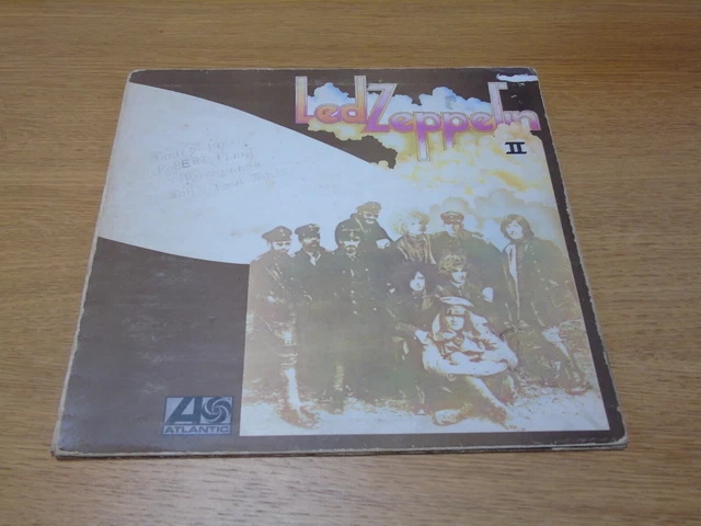 LED ZEPPELIN - Led Zeppelin II - Rare 1969 UK second issue 9-track LP ...