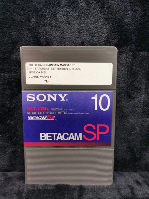 SONY BETACAM SP Tape Texas Chainsaw Massacre Limited Edition Camera B ...
