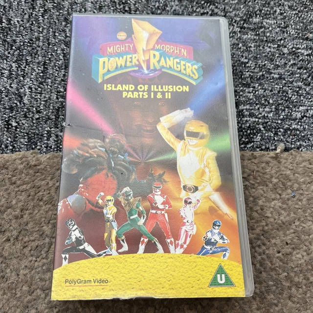MIGHTY MORPH’N POWER Rangers VHS - Island of Illusion Parts I & II £5. ...
