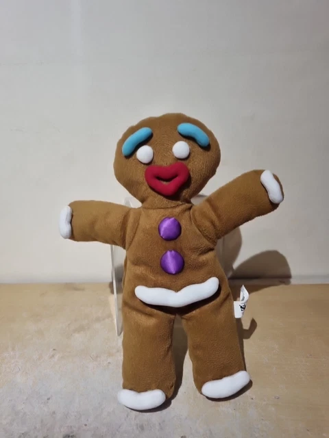 SHREK 'GINGY' GINGERBREAD Man Hand Puppet Soft Toy Plush Shrek the ...