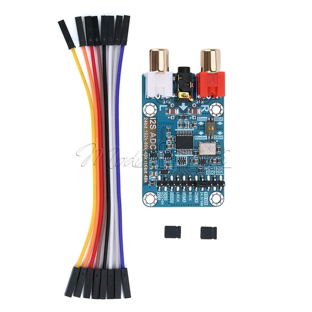 I2S ADC AUDIO I2S Capture Card Module Master Slave Mode Development ...