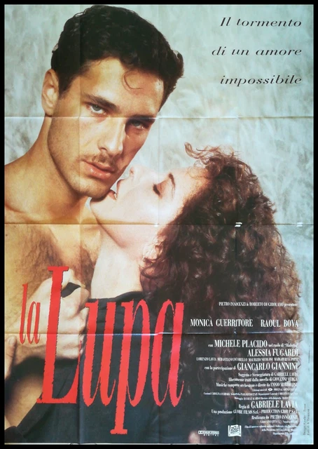 LA LUPA MANIFESTO Film 4F Poster Originale Cinema GUERRITORE BOVA ...