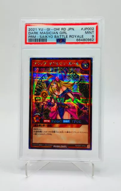 YU-GI-OH! DARK MAGICIAN Girl | Rush Duel Saikyo Promo RD/G001-JP002 | PSA 9 EUR 33,00 - PicClick DE