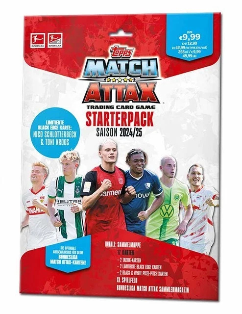 TOPPS MATCH ATTAX Bundesliga 2024/2025 - Starter Pack inkl. 2 LE Karten ...