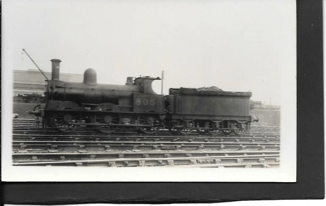 LMS / L&NWR - Dx Class 0-6-0 No. 8058 - Crewe - Vintage Image - # Ref ...