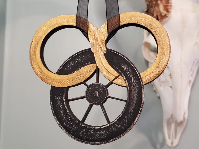 OUROBOROS, THE INFINITY Symbol, Snake and Wheel of Time Ornament £18.98 ...