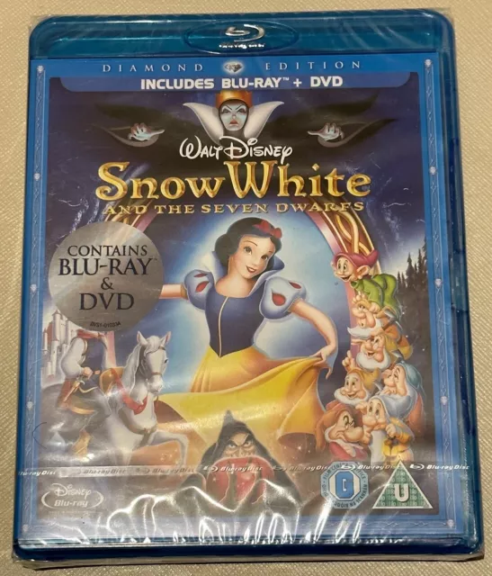Disney Snow White And The Seven Dwarfs Diamond Edition 3 Disc Blu Ray