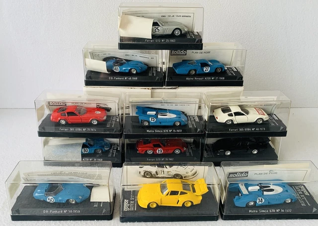 SOLIDO LE MANS Retrospective 1:43 Set 1, 12 Classic Race Cars Inc ...