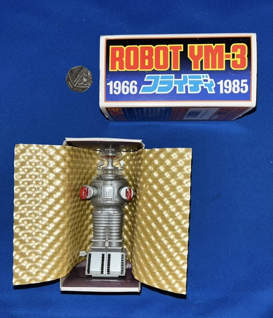 RARE MASUDAYA ROBOT YM-3 Lost in Space clockwork B9 Japan Boxed 1985 ...