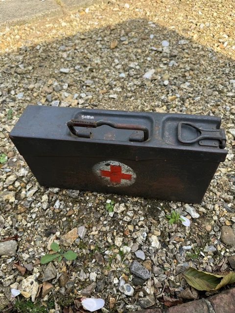 WW2 GERMAN 34/42 Verbandkasten Wehrmacht First Aid Box Vehicle Panzer ...