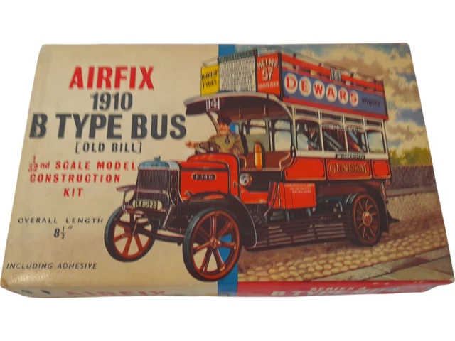 AIRFIX 1910 B Type Bus Old Bill 1/32 Scale Model Construction Kit £11. ...