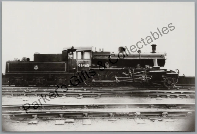 BR STEAM TRAIN Locomotive No 46465 British Rail Railway Photograph EUR ...